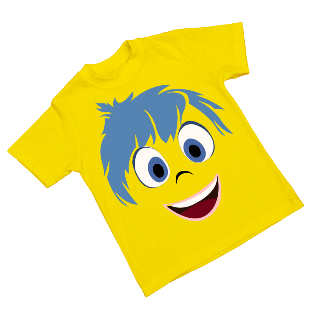 Camiseta Divertidamente Alegria Raiva Ansiedade Tédio Medo Nojinho ...