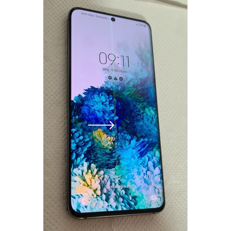 Samsung Galaxy S20 (Normal) 128GB Cinza SM-G980F Usado (Com Detalhes ...