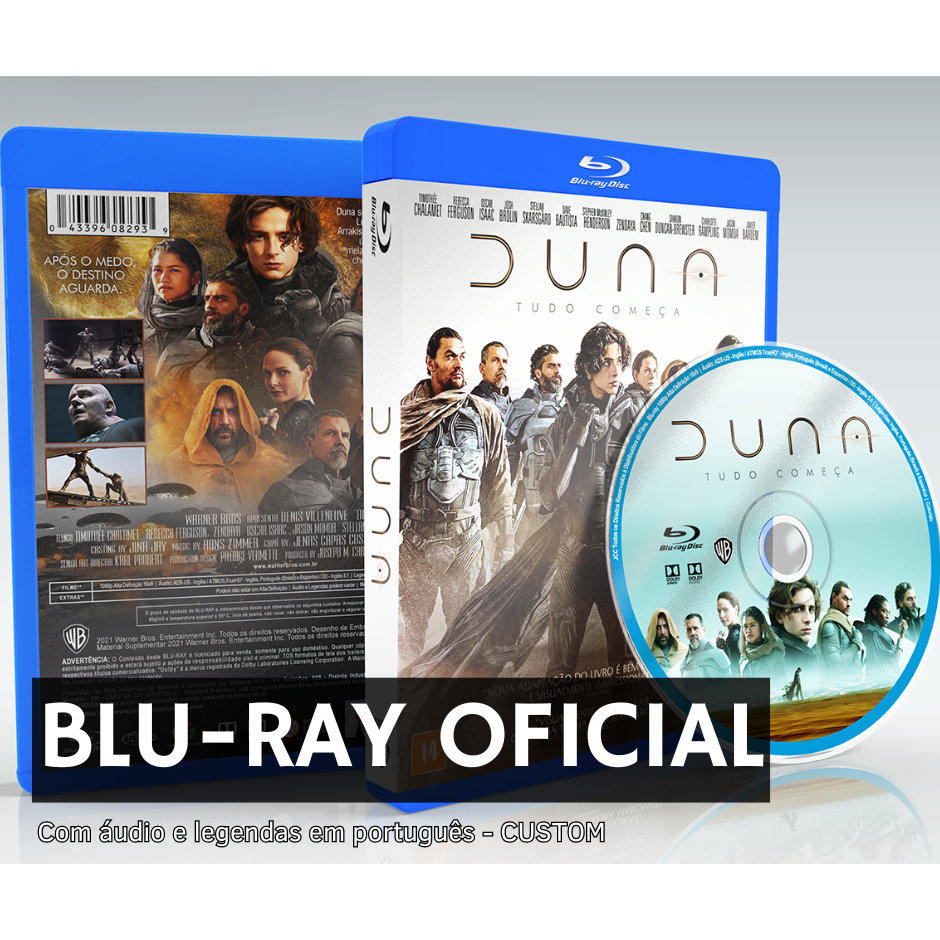 Blu-ray Filme Duna (Oficial - Custom) | Shopee Brasil