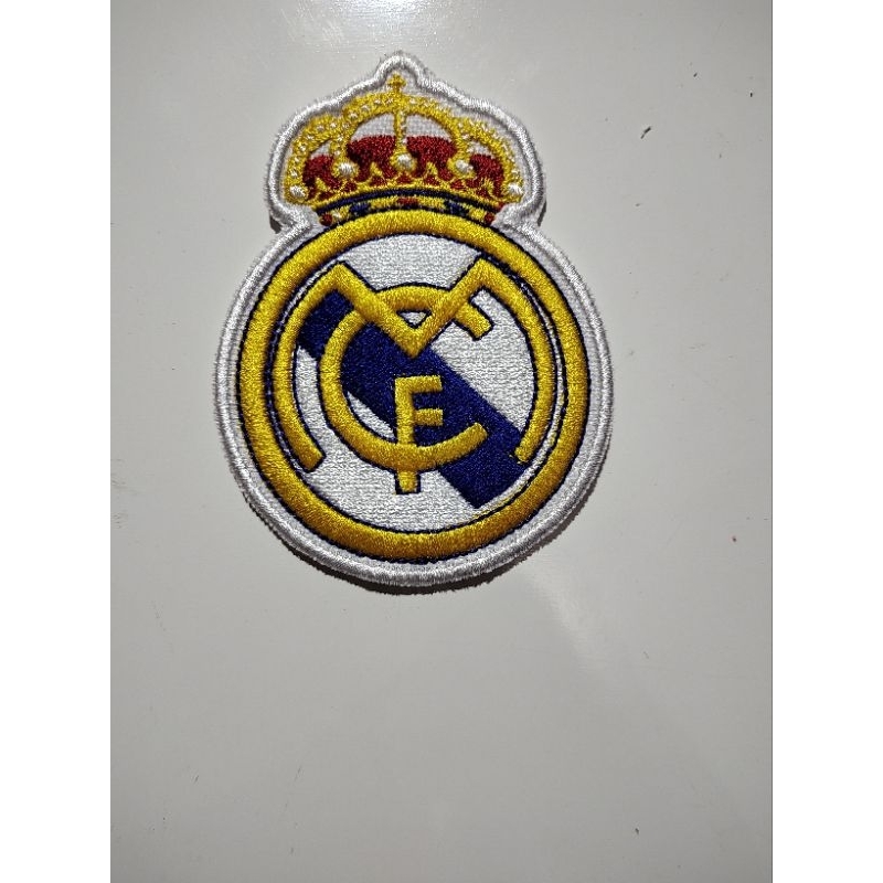 PATCH BORDADO TERMOCOLANTE-REAL MADRID | Shopee Brasil