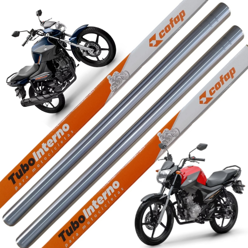 Bengala Factor 150 Ybr Factor 125 Fazer 150 Par Tubo Cilindro Interno ...