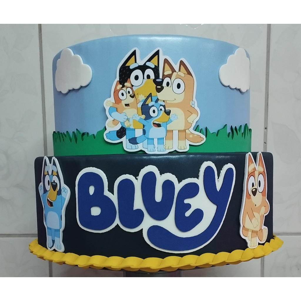 Bolo Fake Bluey | Shopee Brasil