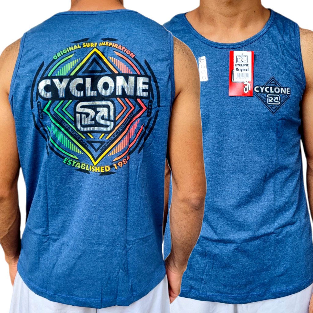 Camiseta Regata Cyclone Malha 30.1 Premium 100% Algodão - Camisa ...