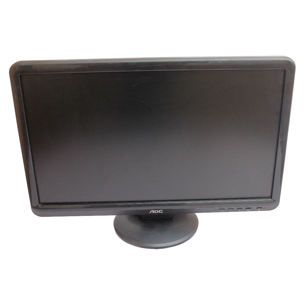 Monitor LCD 18.5 AOC 992Sw2 Wide Preto | Shopee Brasil