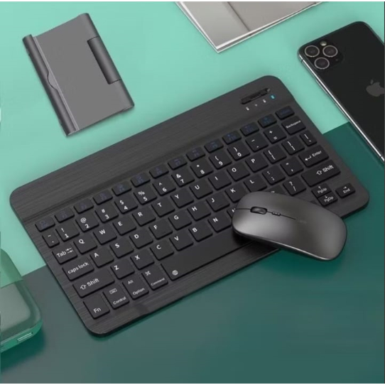 Mini Teclado Bluetooth Sem Fio Recarregável Ultrafino Para Computador ...