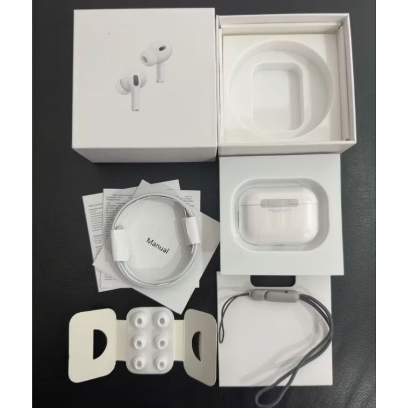 (2025) Fone de Ouvido Bluetooth AirPods Pro2 Novo Com Lacre Ofcial e Código de Barras | Shopee ...