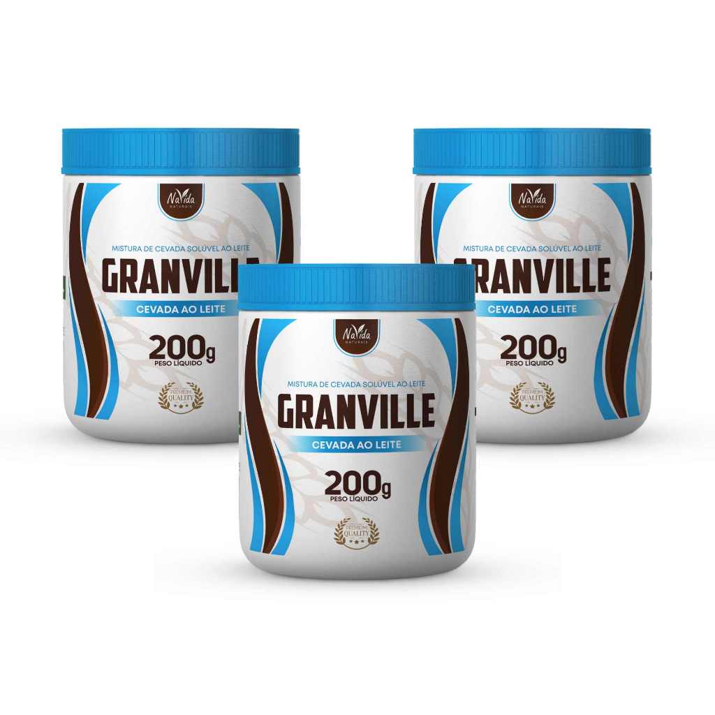 Cevada Solúvel ao Leite 200g Kit 3 unidades | Shopee Brasil