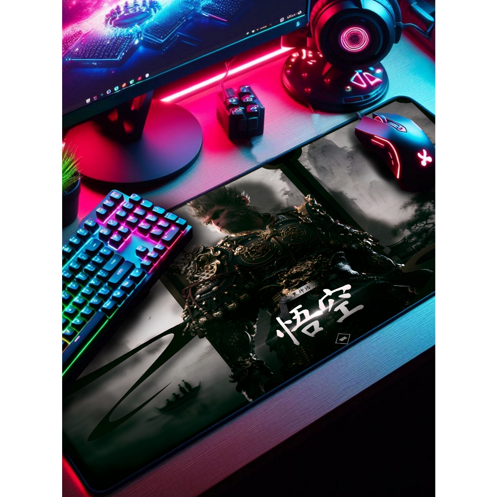 Mouse Pad Gamer p/ Destktop Borda Costurada Estampas Games | Shopee Brasil
