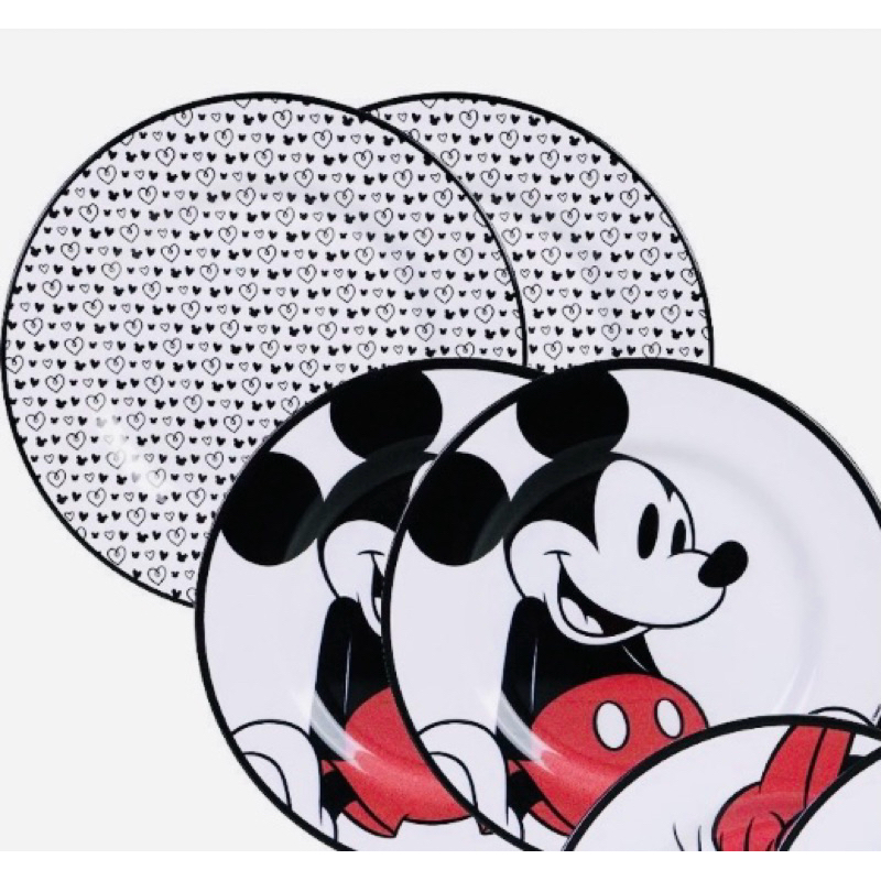 Conjunto com dois Pratos - 1 Mickey e 1 estampado - Disney | Shopee Brasil
