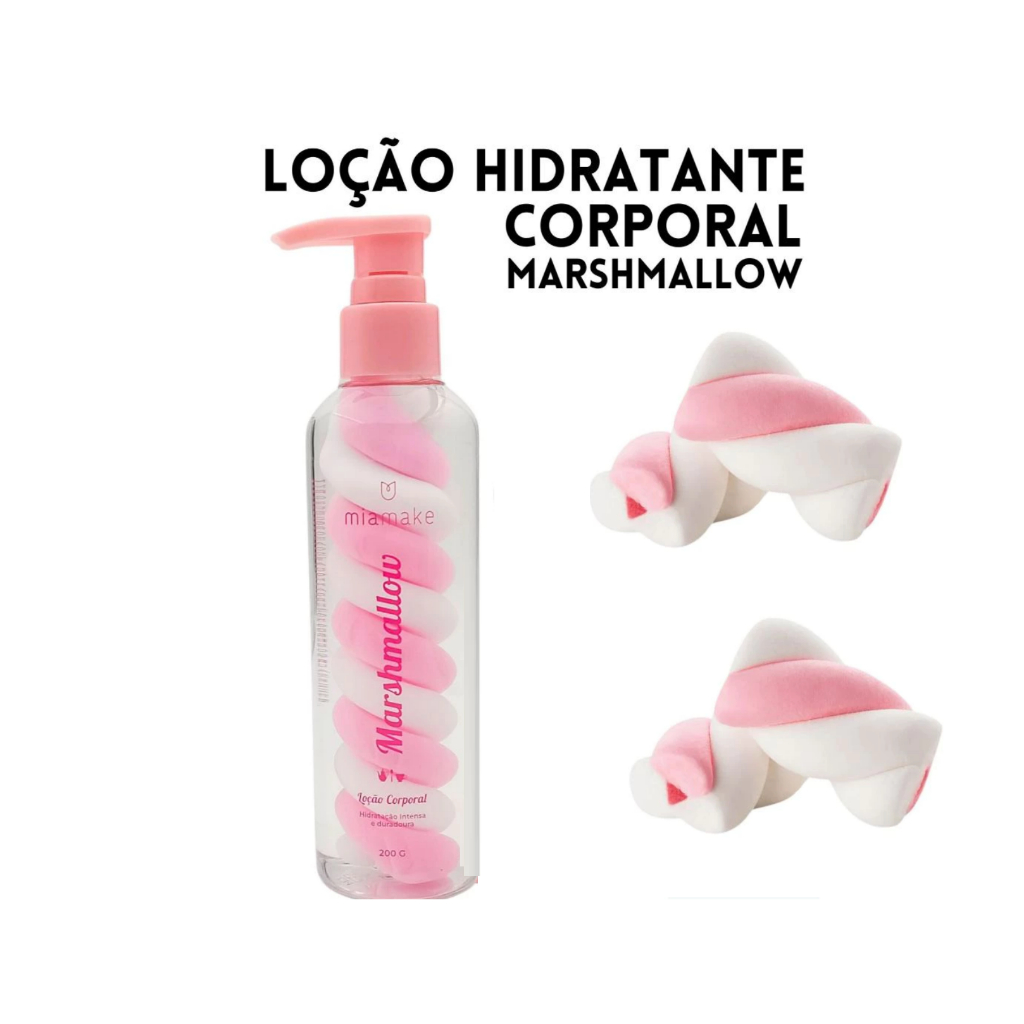 Mia Make Loção Hidratante Corporal Marshmallow 200g | Shopee Brasil
