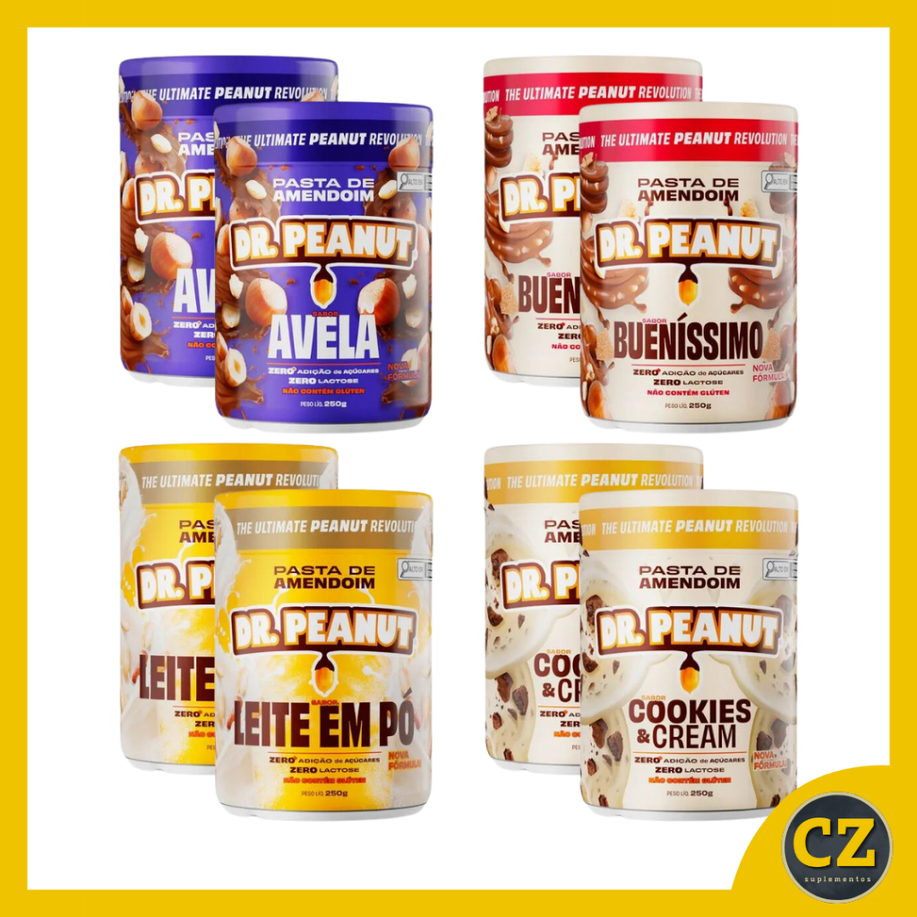 COMBO 2 Unidades Pasta com Whey Protein MINI (250g) - Dr Peanut ...