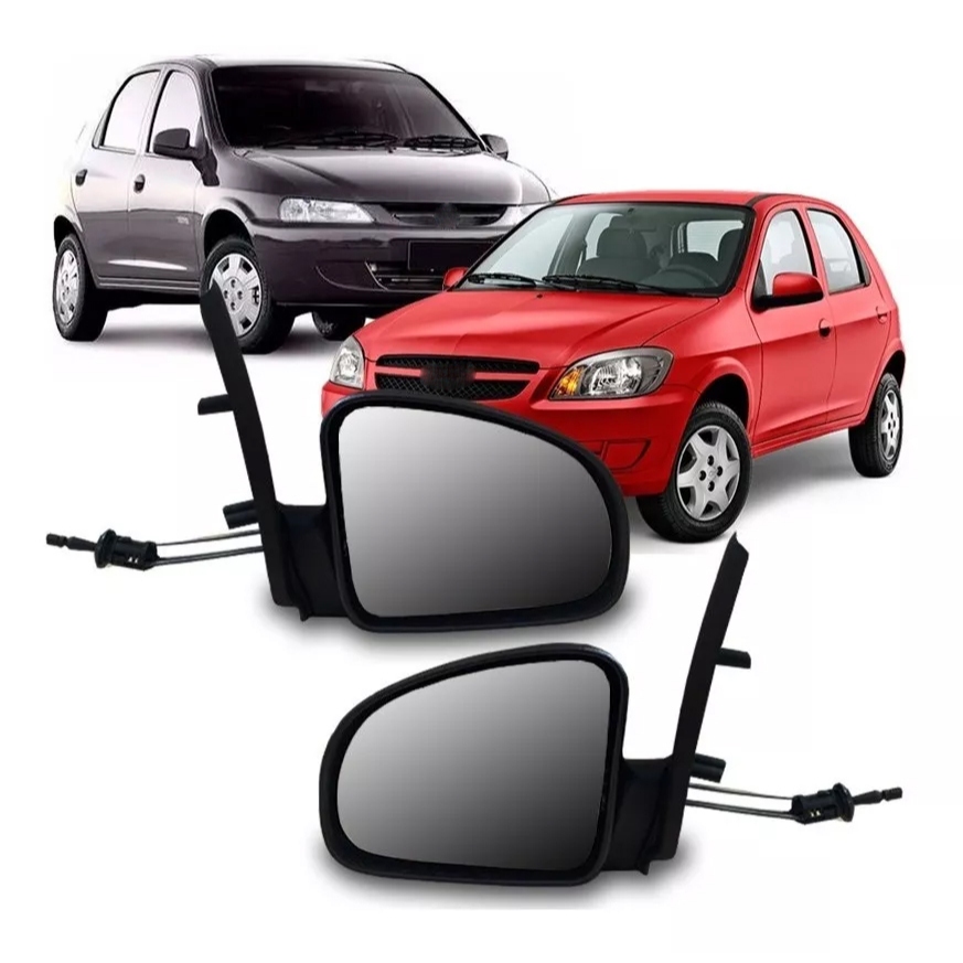Espelho Retrovisor Celta 2000 Ao 2006 C/controle Lado Direito | Shopee Brasil