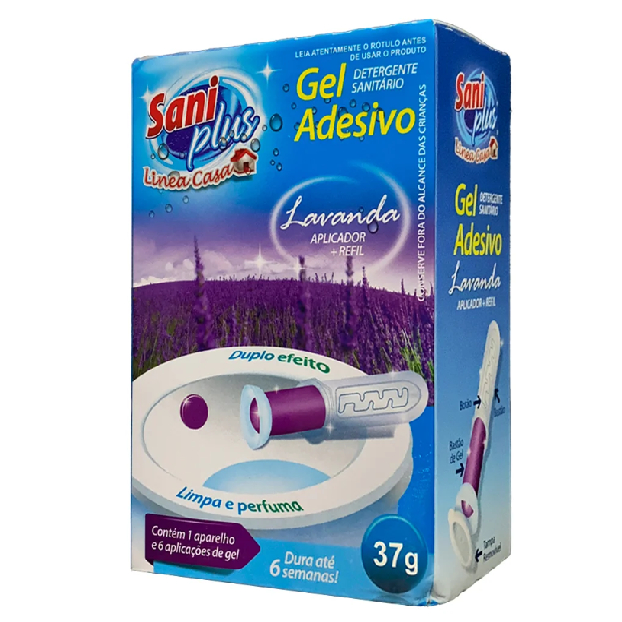 12 aplicações Gel sanitário pastilha acoplada pinho kit gel ad aparelho ...