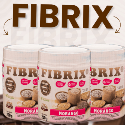 Kit 3x Fibrix Regulador Intestinal com Sabor de Morango 200g | Shopee ...