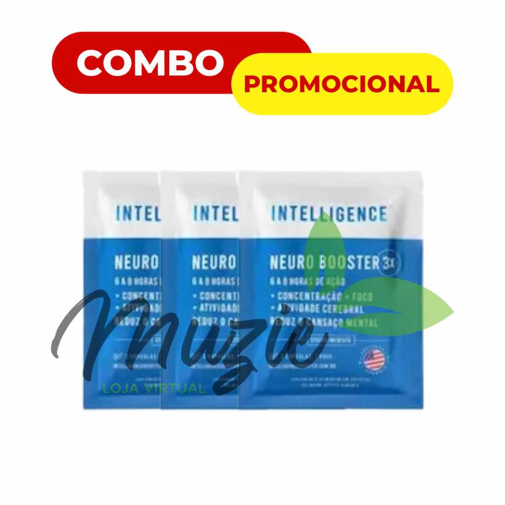 Neuro Booster Intelligence , Produtividade , Concentração , Foco e Bem ...
