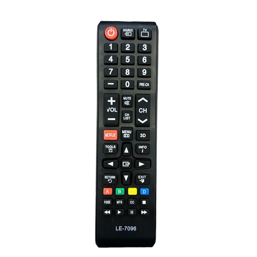 Controle Remoto Compatível Tv Samsung Smart Netflix 3D LE-7096 | Shopee Brasil