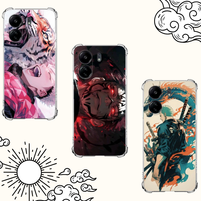 Capa Xiaomi Redmi 13C, Capa Tpu Desenhos Variados Capinha Case Anime ...