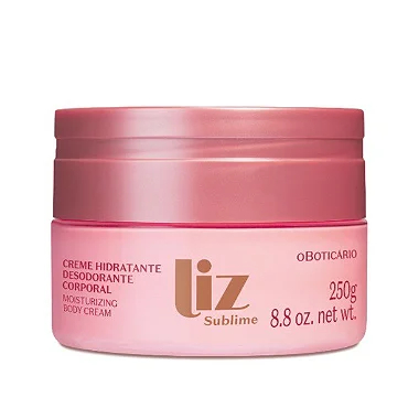 Creme Desodorante Hidratante Corporal Liz SUBLIME 250g | Shopee Brasil