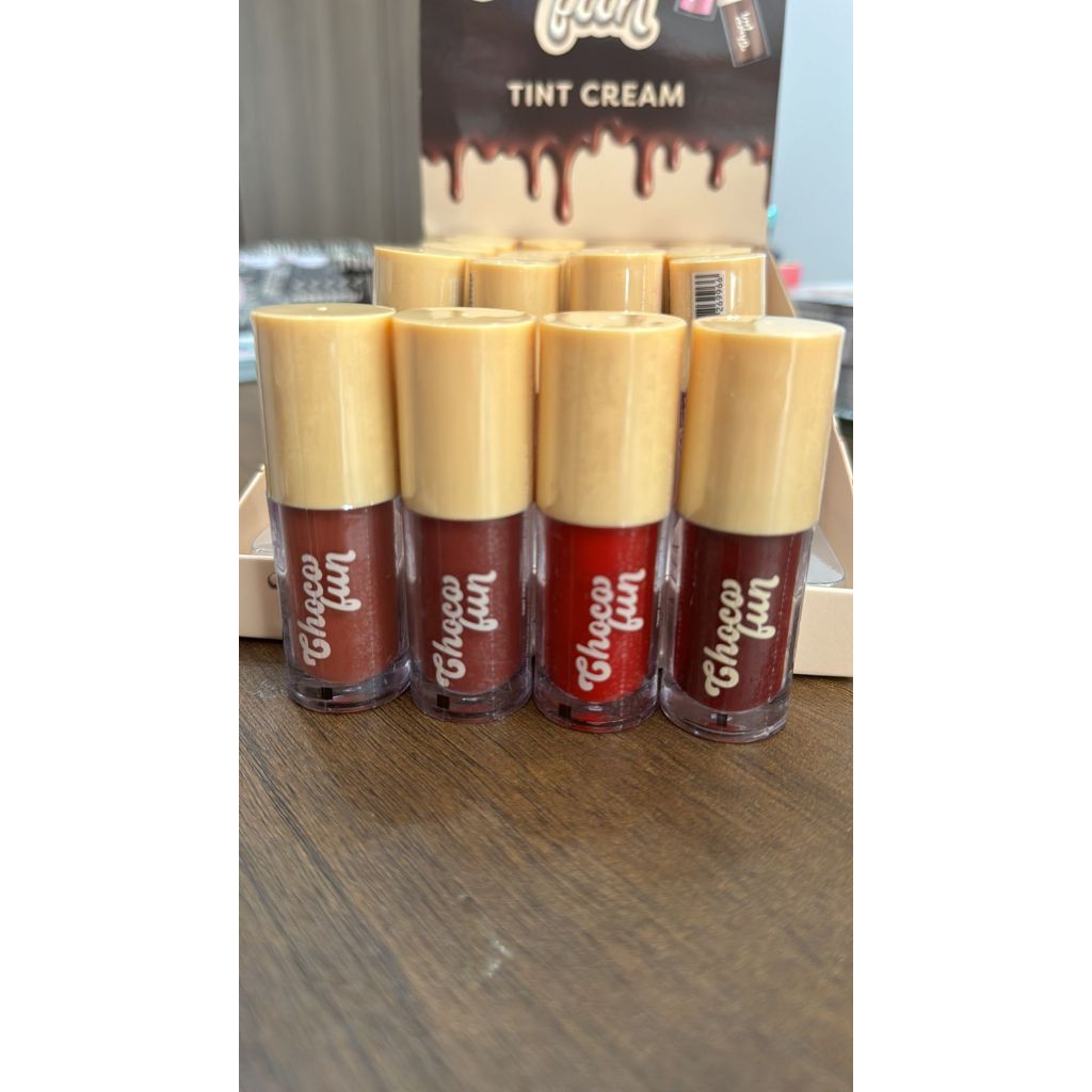 CHOCO FUN TINT CREAM LIP TINT BATOM BRILHO LABIAL AU LAIT GANACHE FLAN ...