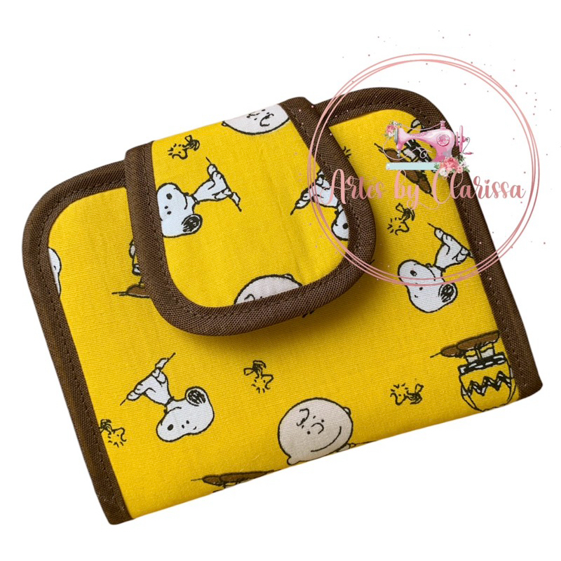 Carteira Compacta Snoopy - Amarelo/Marrom | Shopee Brasil