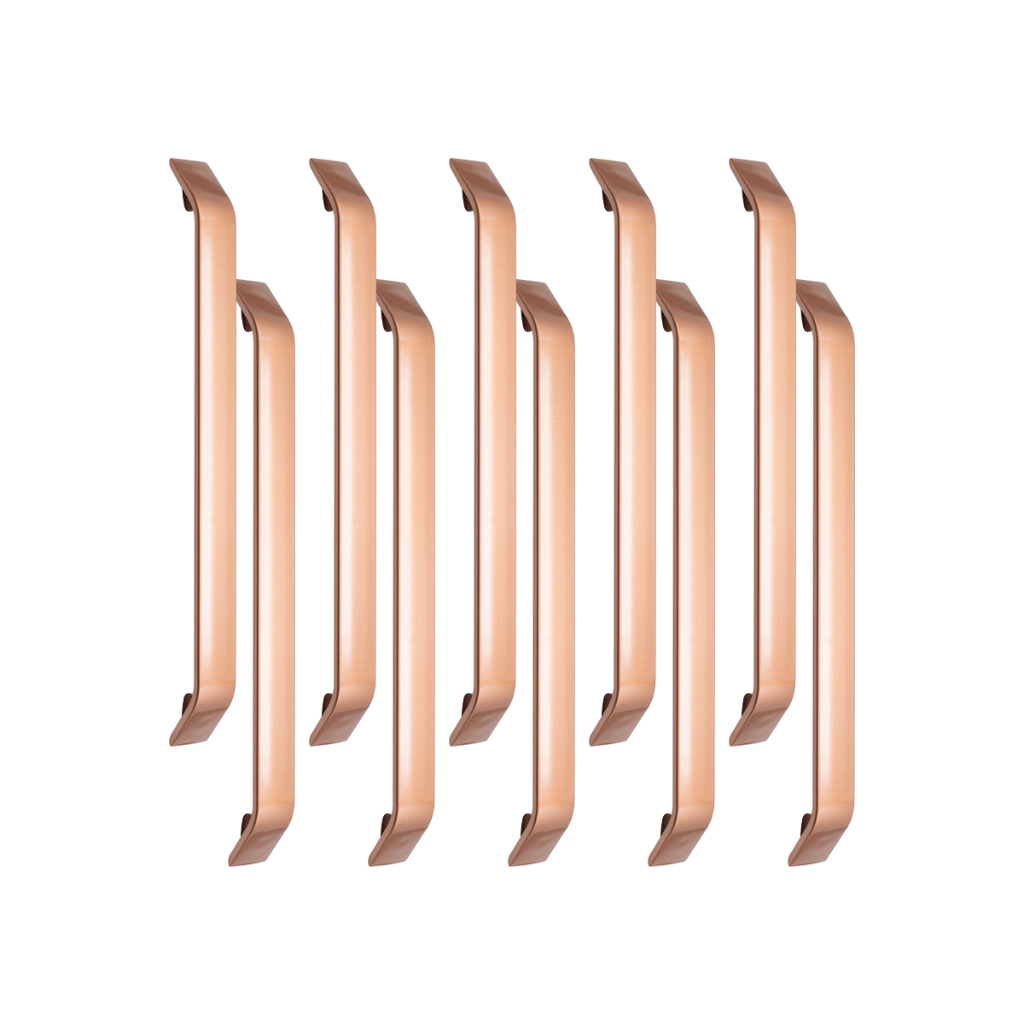 Kit 12 Puxadores Alça Para Gaveta Armario Comoda Barça 256mm | Shopee ...