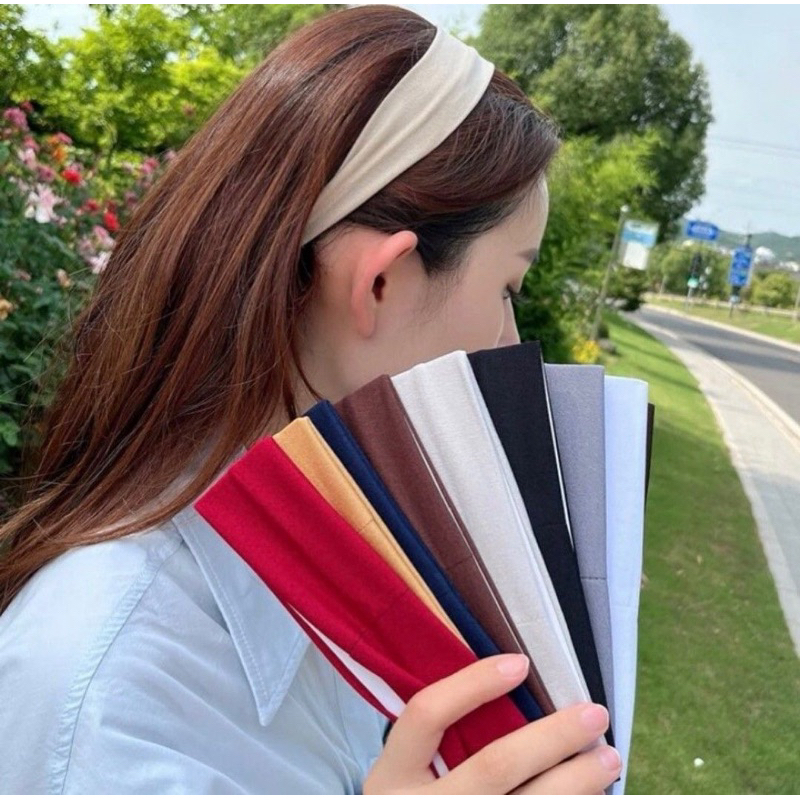 Faixa de cabelo headband lisa | Shopee Brasil