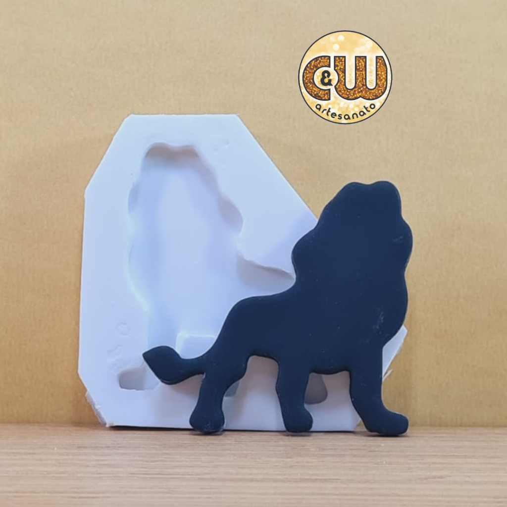 Molde Silicone Perfil do Mufasa - Rei Leão - Decoração, Confeitaria e ...