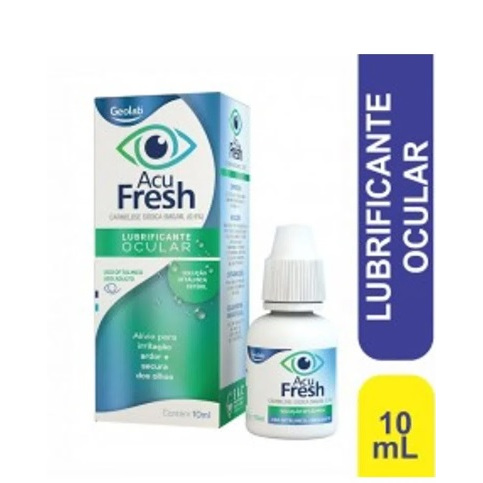 COLIRIO ACU FRESH SOL OFT 10 ML | Shopee Brasil
