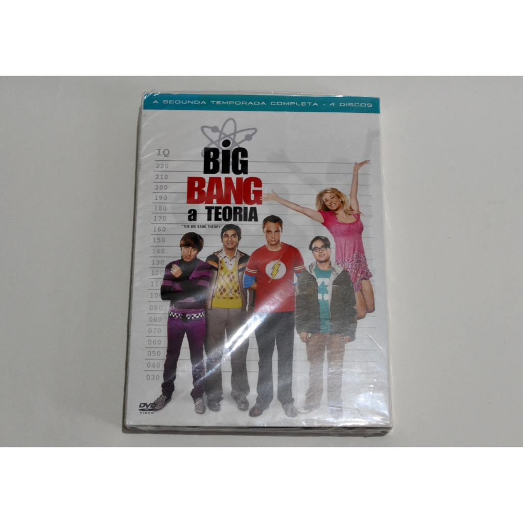 Big Bang a Teoria A Segunda Temporada Completa e Lacrado 4 discos DVD ...