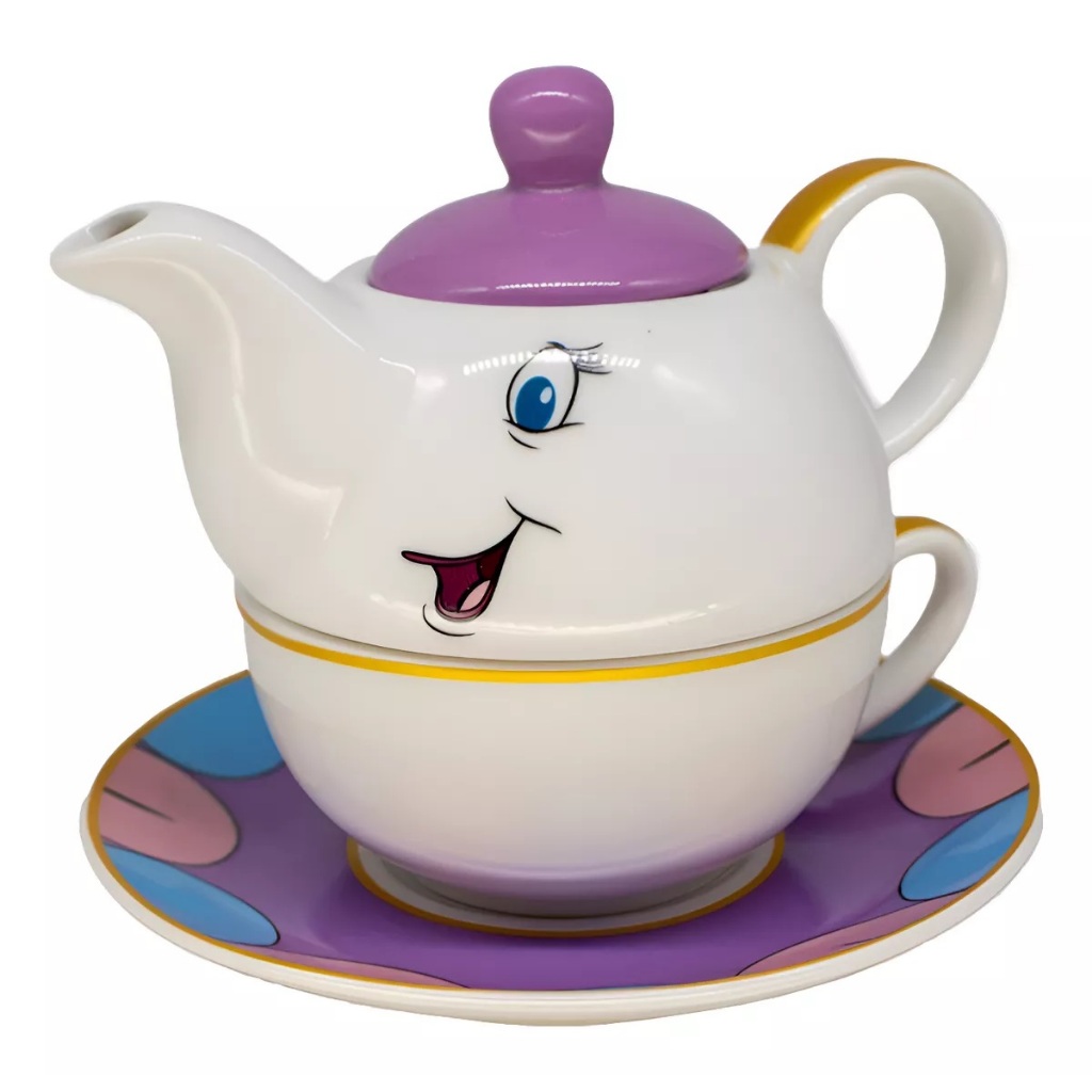Bule Xícara 2 Em 1 Bela E A Fera Oficial Disney Princesas | Shopee Brasil