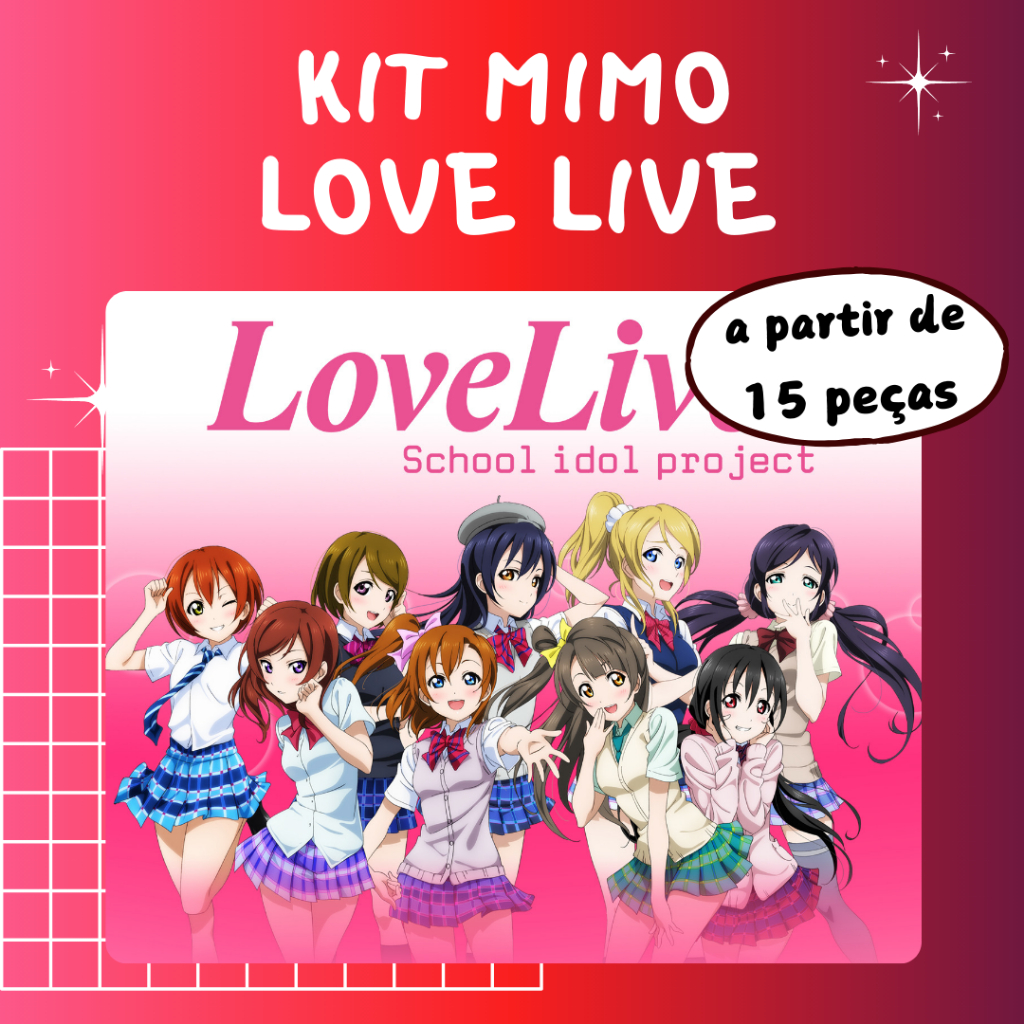 Kit mimo anime Love Live! - a partir de 15 peças - personalizado ...