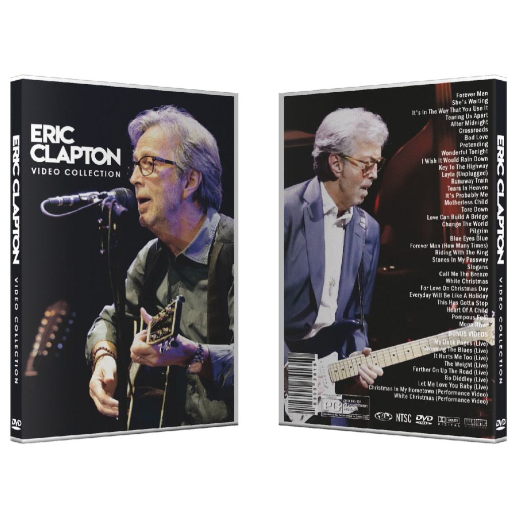 DVD ERIC CLAPTON - VIDEO COLLECTION (fan made) | Shopee Brasil