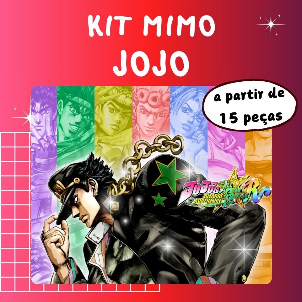 Kit mimo anime JOJO'S - a partir de 15 peças - JOJO'S bizarre adventure ...