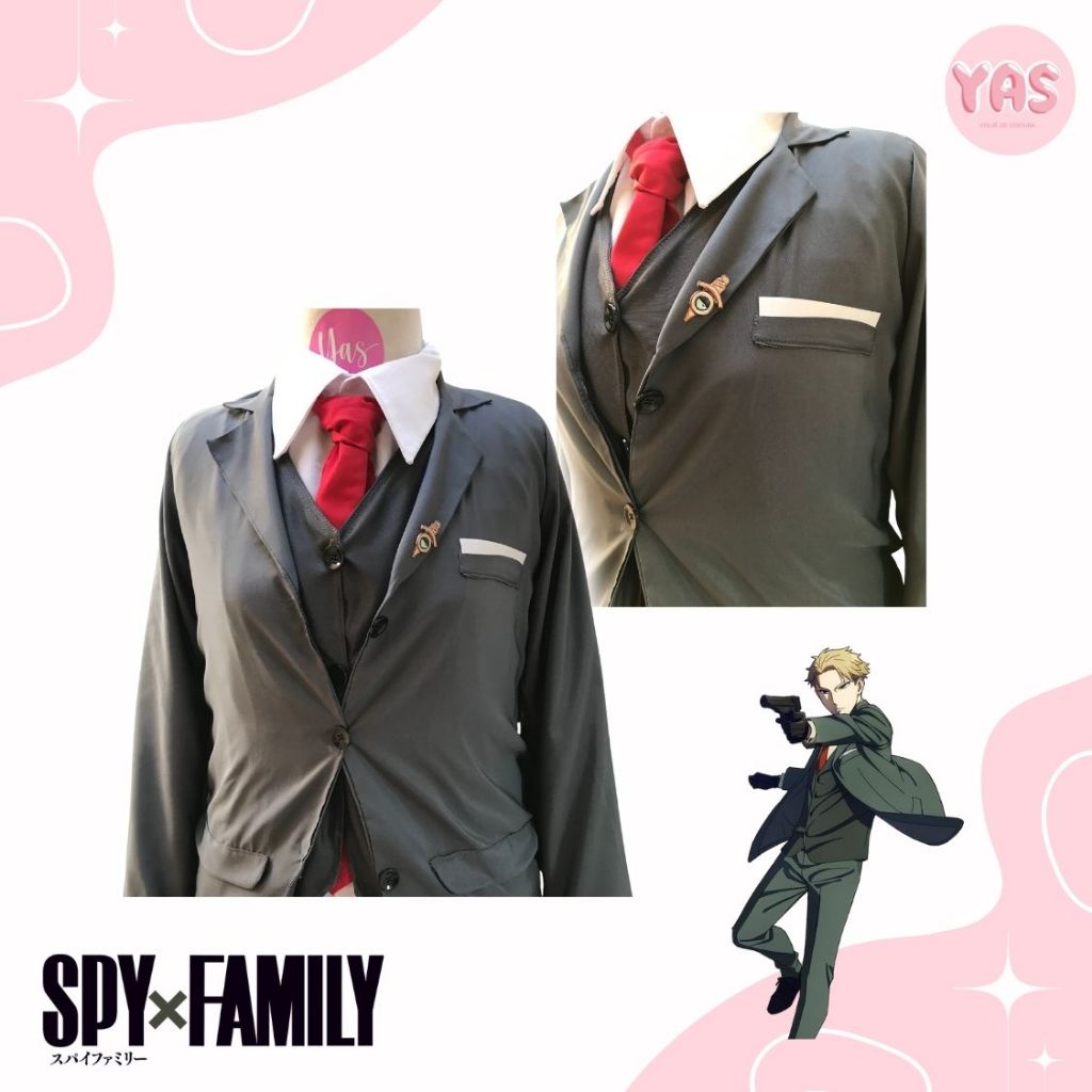 cosplay fantasia conjunto terno loid forger spy x family | Shopee Brasil