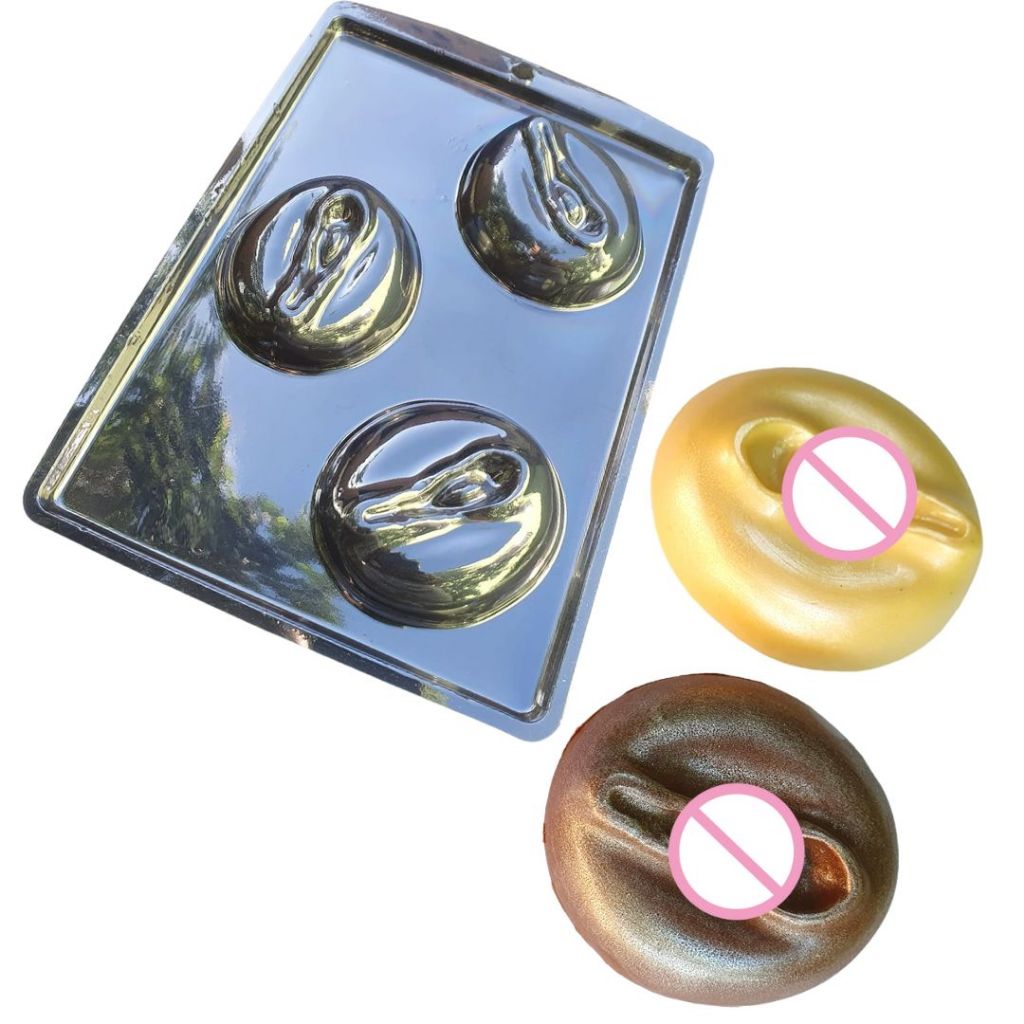 Forma De Acetato Simples Chocolate Vagina PPK 7,5cm 2 Unidades | Shopee ...