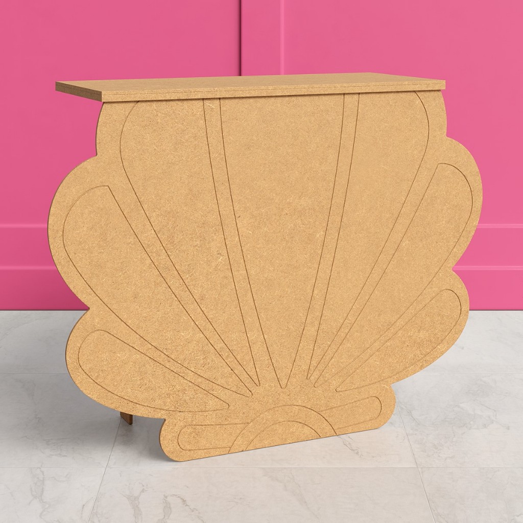 Mesa Fake Concha Mdf Decoraçao De Festa Tematica | Shopee Brasil