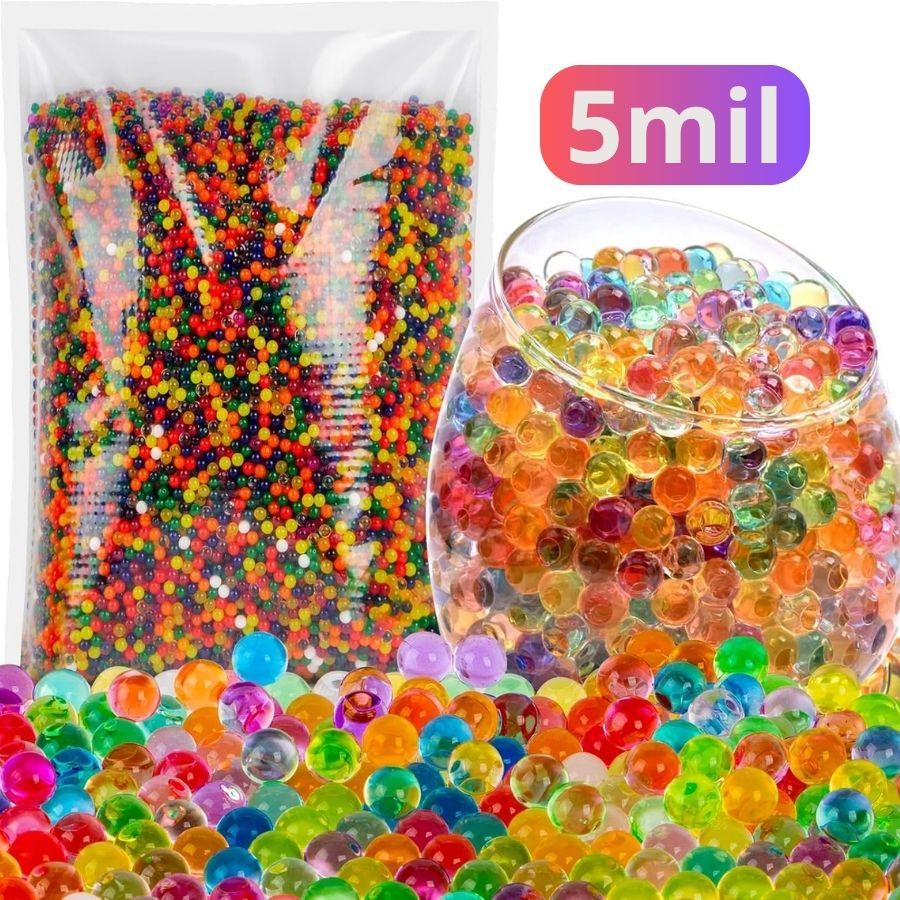 Kit com 5000 Mil Orbs Orbeez Bolinhas de Gel que Cresce na Água ...
