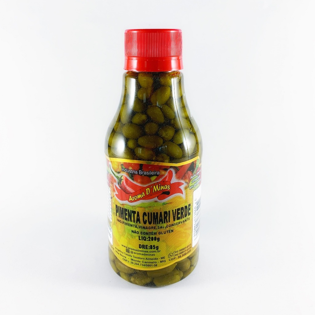 Pimenta Cumari Verde Em Conserva 220G | Shopee Brasil