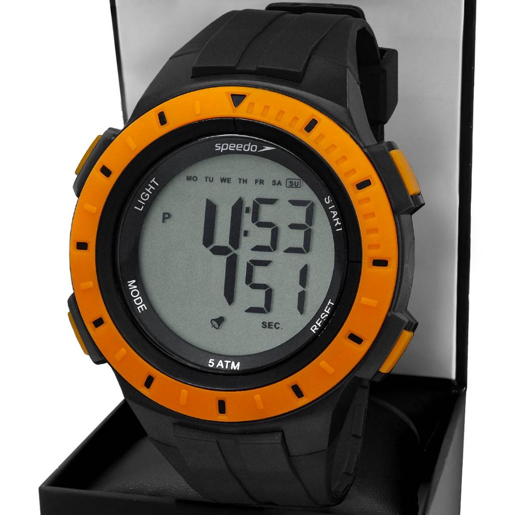 Relógio Digital Speedo Masculino Esportivo 81236G0EVNP3 | Shopee Brasil