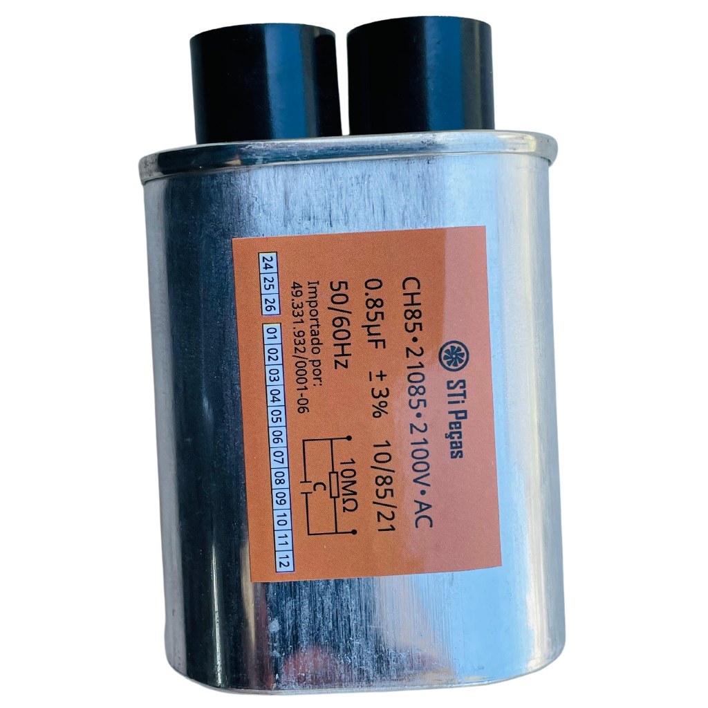 Capacitor de Micro-ondas 0,85uF 2100V Alta Tensão - Electrolux ...