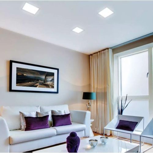 Plafon Slim de Embutir - 6500K - Quadrado - 25W - Tamanho 29,2,8X29,2CM | Shopee Brasil