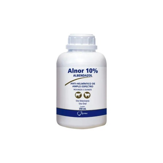 Vermifugo para BOVINOS E OVINOS Alnor 10% 250ml | Shopee Brasil