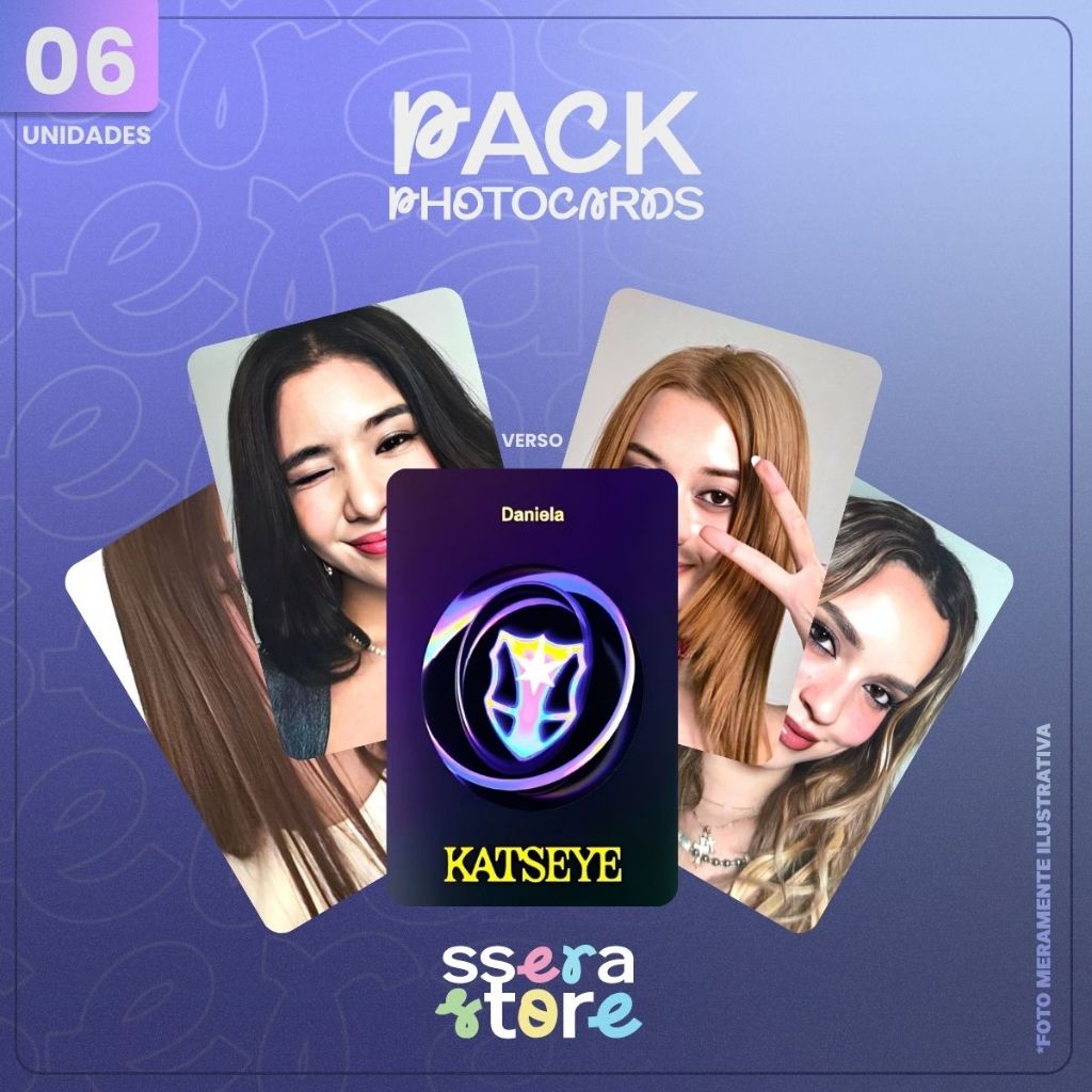 KATSEYE - SIS (Soft Is Strong) Walmart Photocards Fanmade | Shopee Brasil