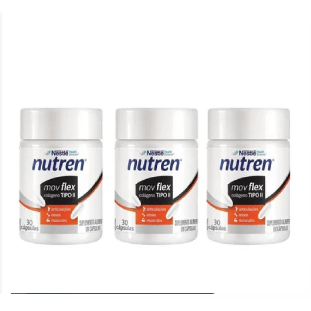 Kit Nutren Mov Flex Nestlé Com 3 Unidades De 30 Cápsulas Cada | Shopee ...