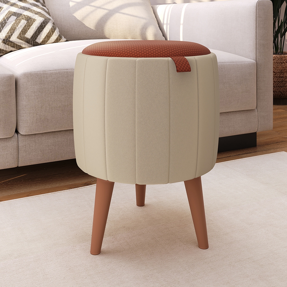 Puff gourmet Puffe moises Luxo banqueta para sentar banquinho Quarto ...