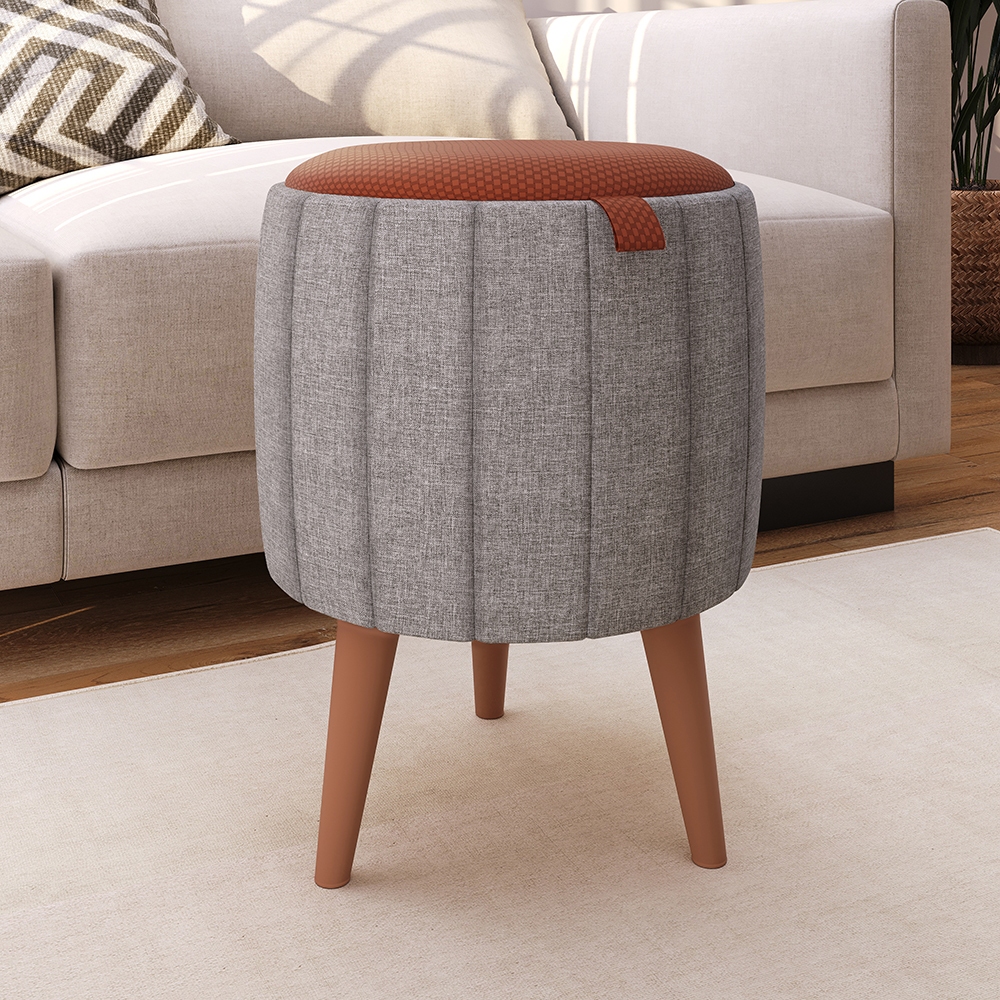 Puff gourmet Puffe moises Luxo banqueta para sentar banquinho Quarto ...