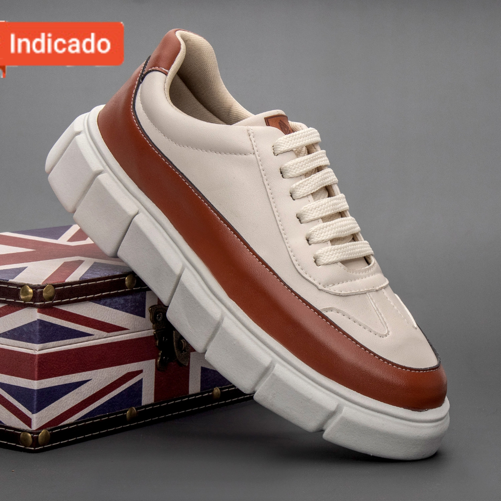 Tenis Oversized Melburk Sneaker Chunky Masculino estiloso Sola Alta ...