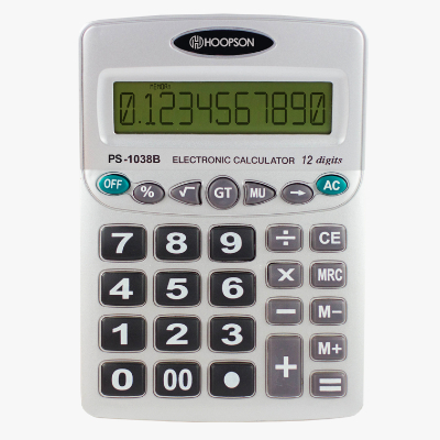 Calculadora 12 Digitos Pilha AAA Numeração Grande Função Raiz Quadrada ...