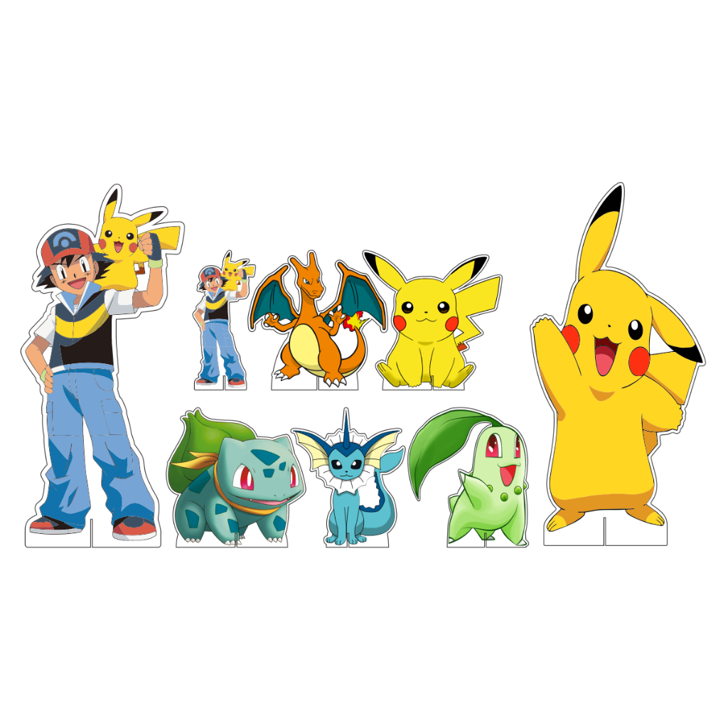 Kit Display Chão + Mesa Festa Infantil Pokémon DK | Shopee Brasil