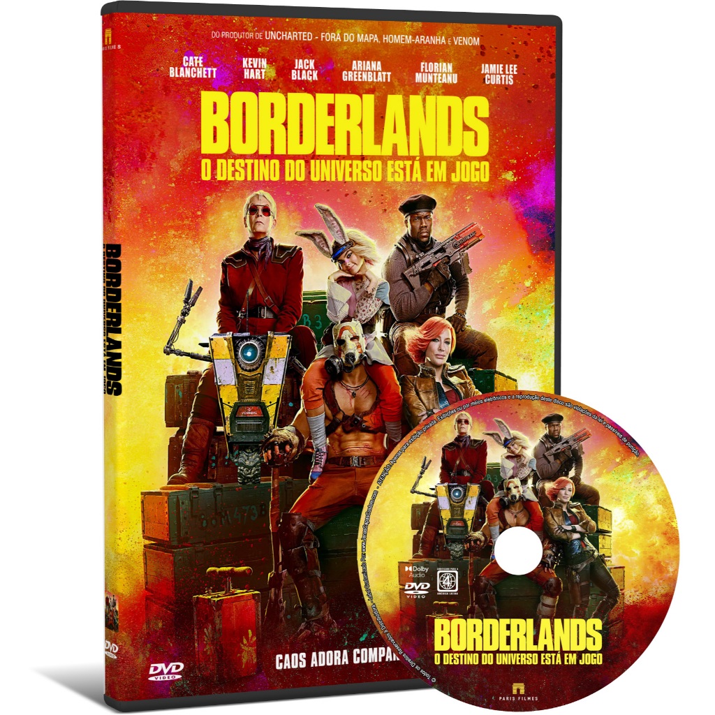 DVD Borderlands - O Destino do Universo Está em Jogo (2024) | Shopee Brasil